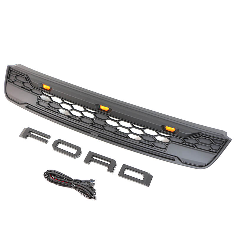 2013-2015 Ford Escape Kuga Grill Honeycomb Style With Lights and Lette