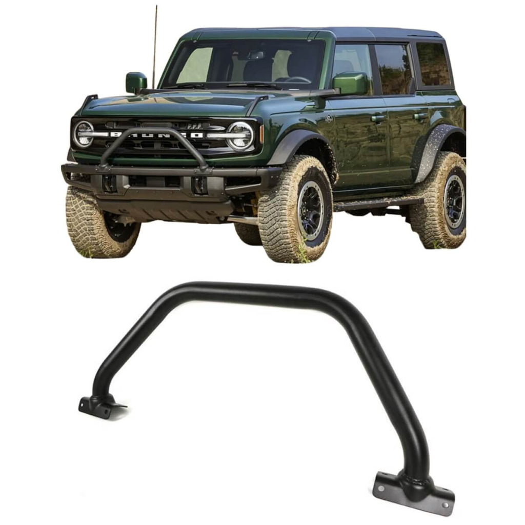 Ford Bronco Bull Bar 2021-2023 Front Bumper Brush Guard Off Road Grill