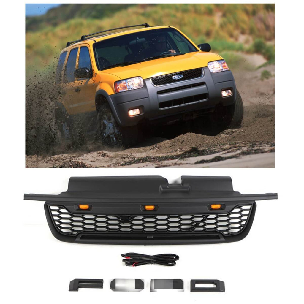 Ford Escape Grill 2001-2004 With Lights and Letters