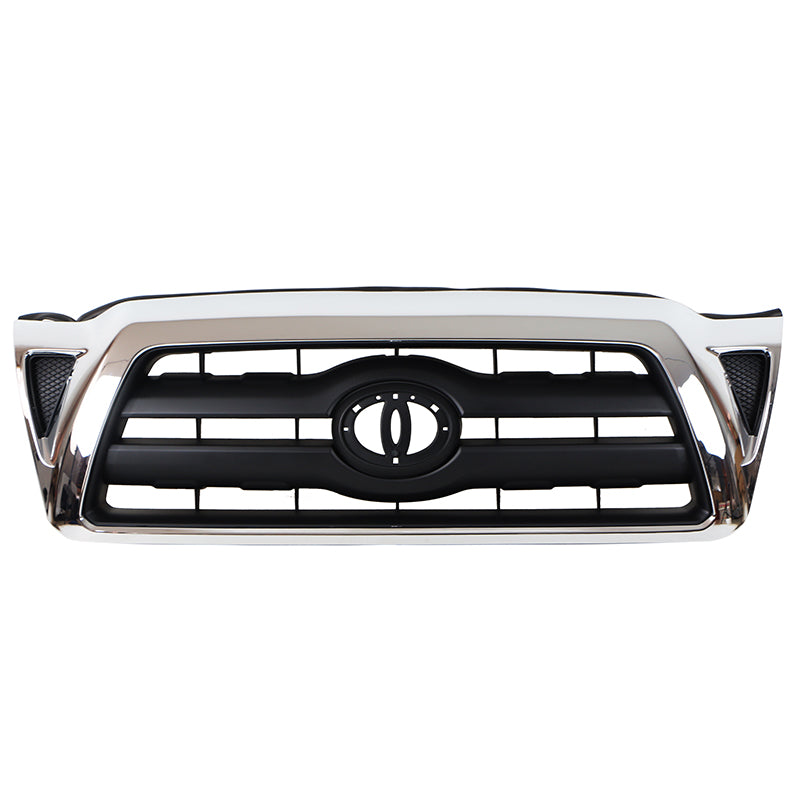 Toyota Tacoma Grill 2005-2011 Chrome Shell With Black Insert