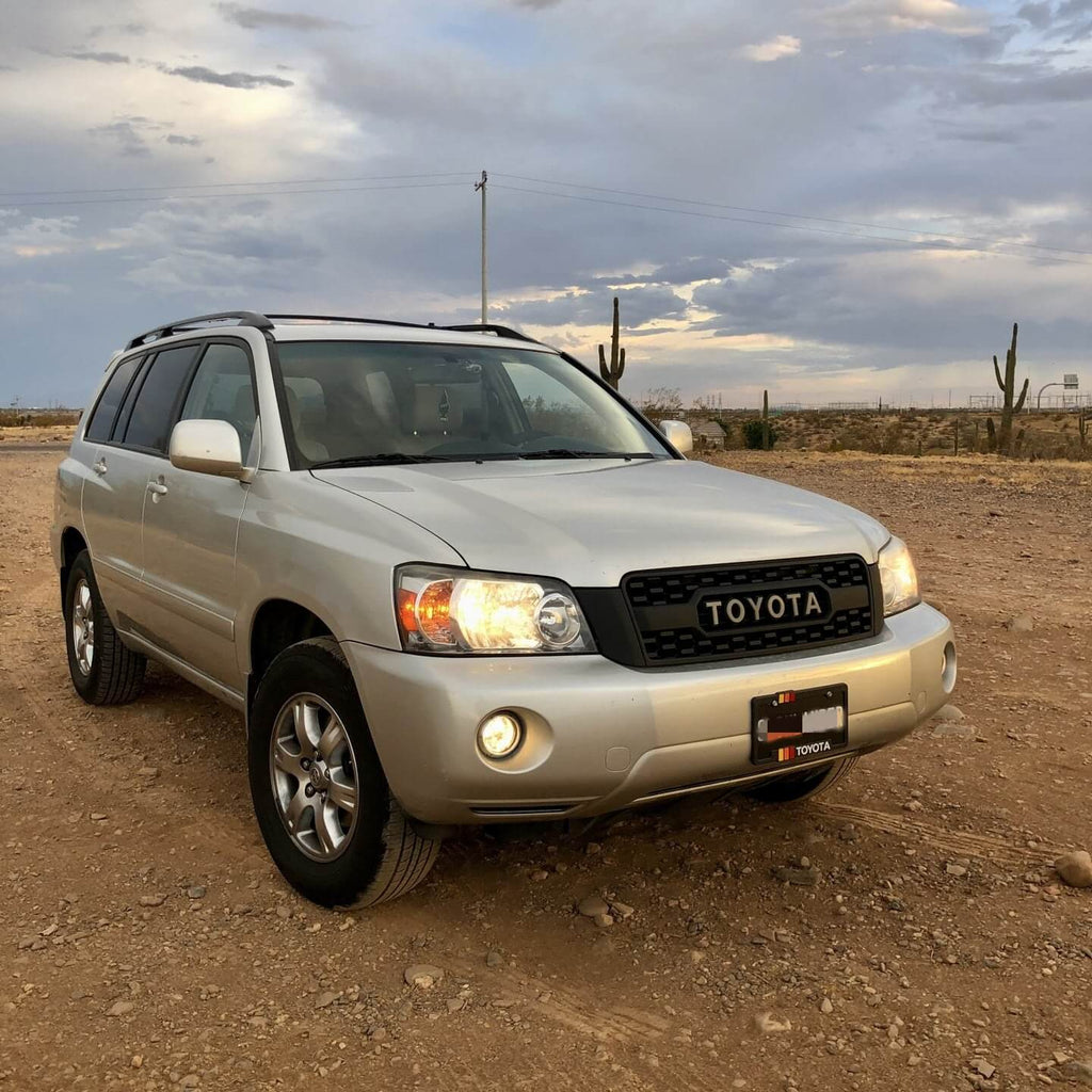Toyota Highlander Grille 2004-2007 With Letters and Lights