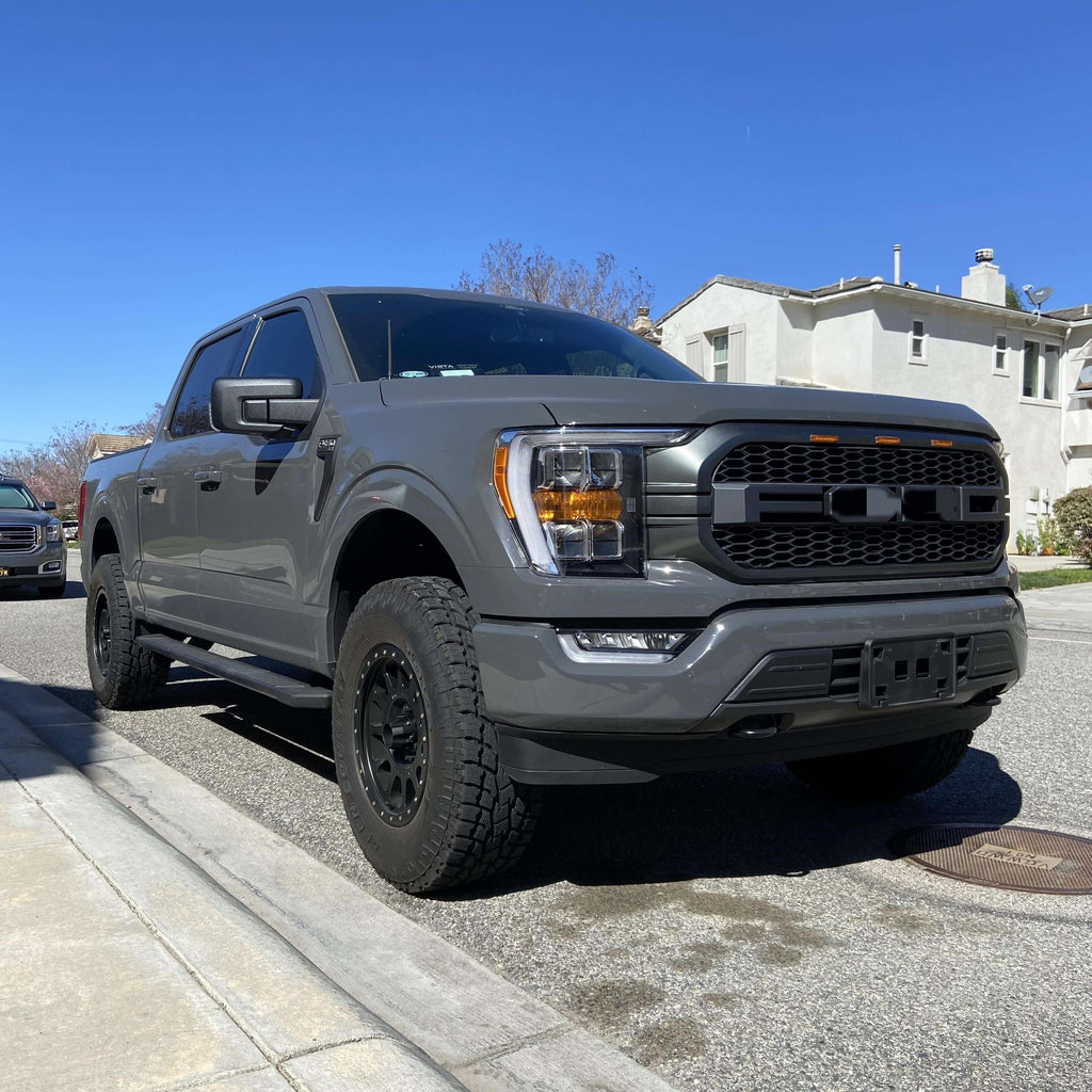 Ford F150 Grill 2021 2022 Raptor Style With LED And Letters