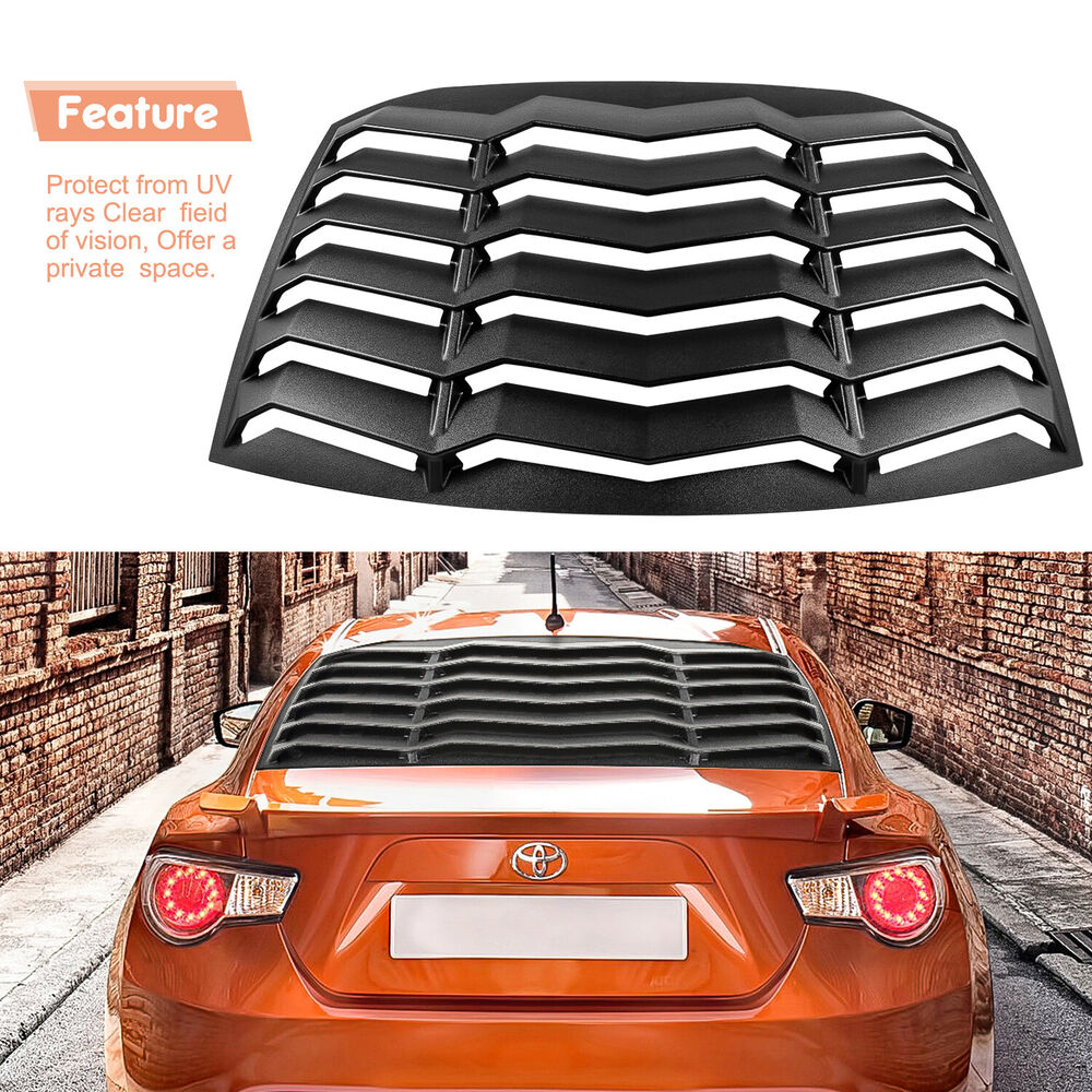 Toyota 86/Subaru BRZ/Scion FR-S 2013-2020 Rear Window Louver Sun Shad