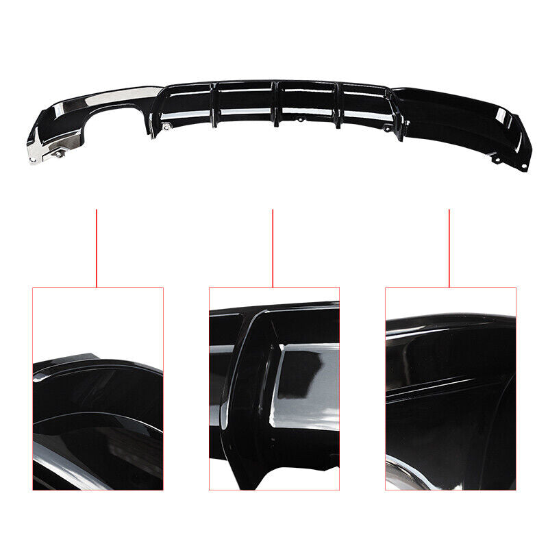 BMW 2012-2018 3Series F30 F31 Rear Bumper Lip Diffuser Spoiler Gloss