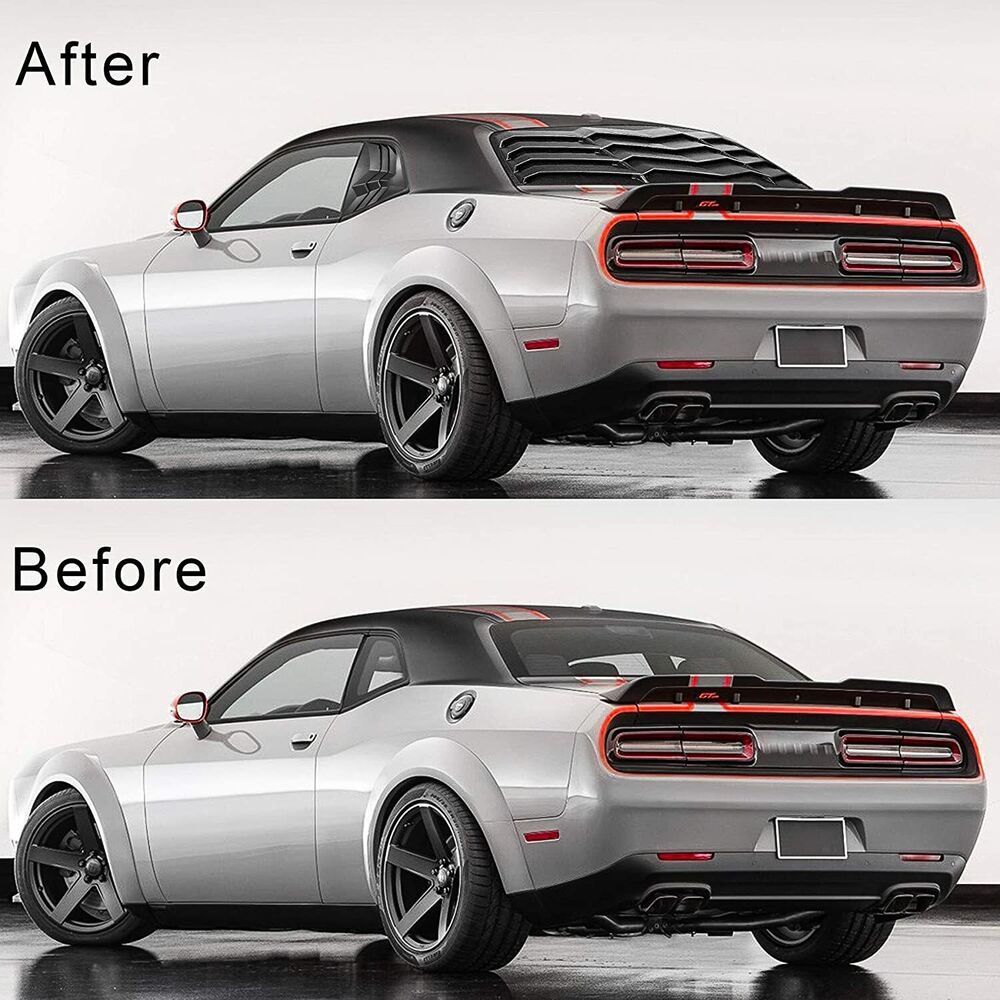 Dodge Challenger 2008-2021 Rear and Side Window Louvers Sun Shade Cov