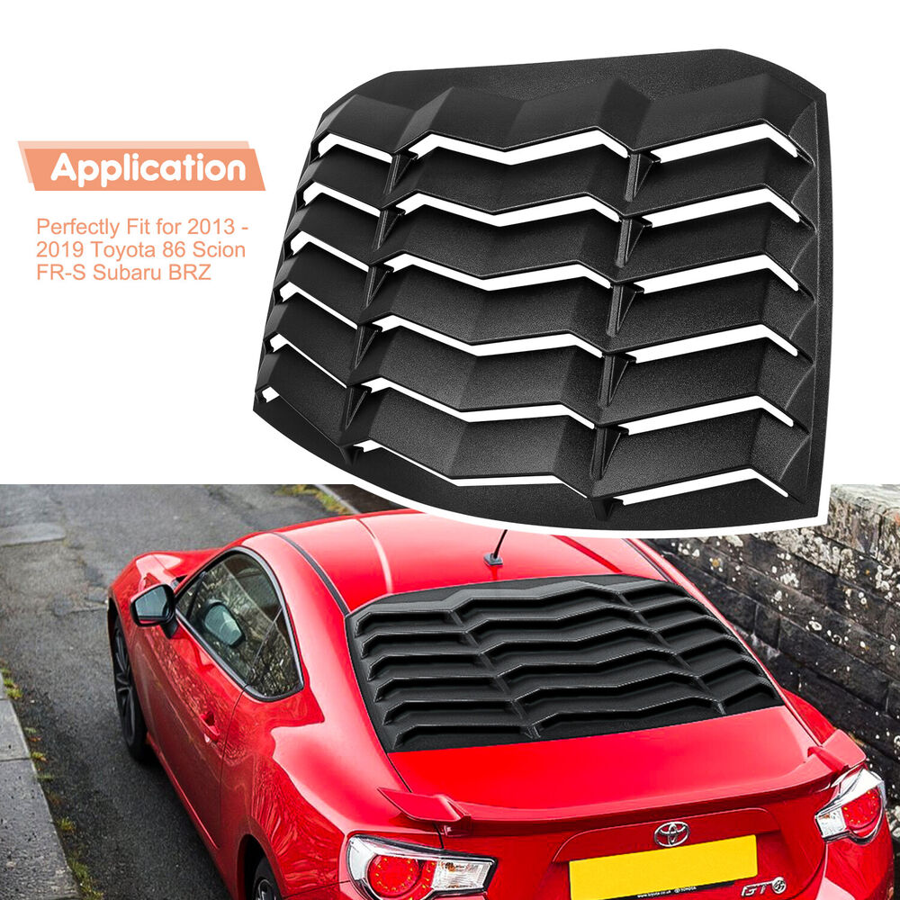 Toyota 86/Subaru BRZ/Scion FR-S 2013-2020 Rear Window Louver Sun Shad